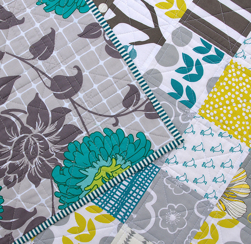 Red Pepper Quilts: Bella Patchwork Baby Quilt