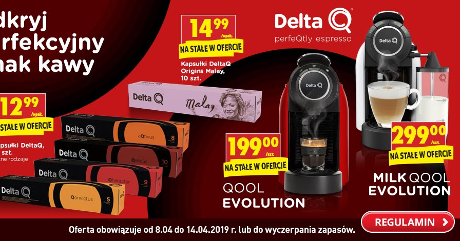 Testujemy produkty z Biedronki: Ekspres do kawy Delta Q Qool Evolution ...