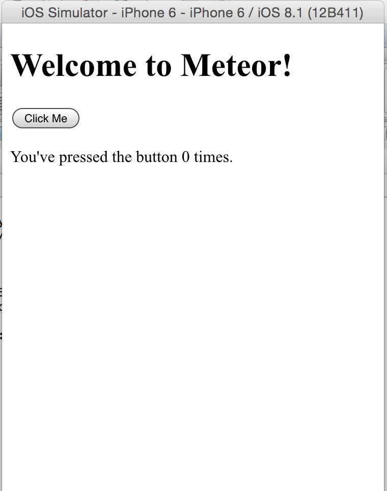 Meteor Tutorial Part Ii Building Mobile Applications