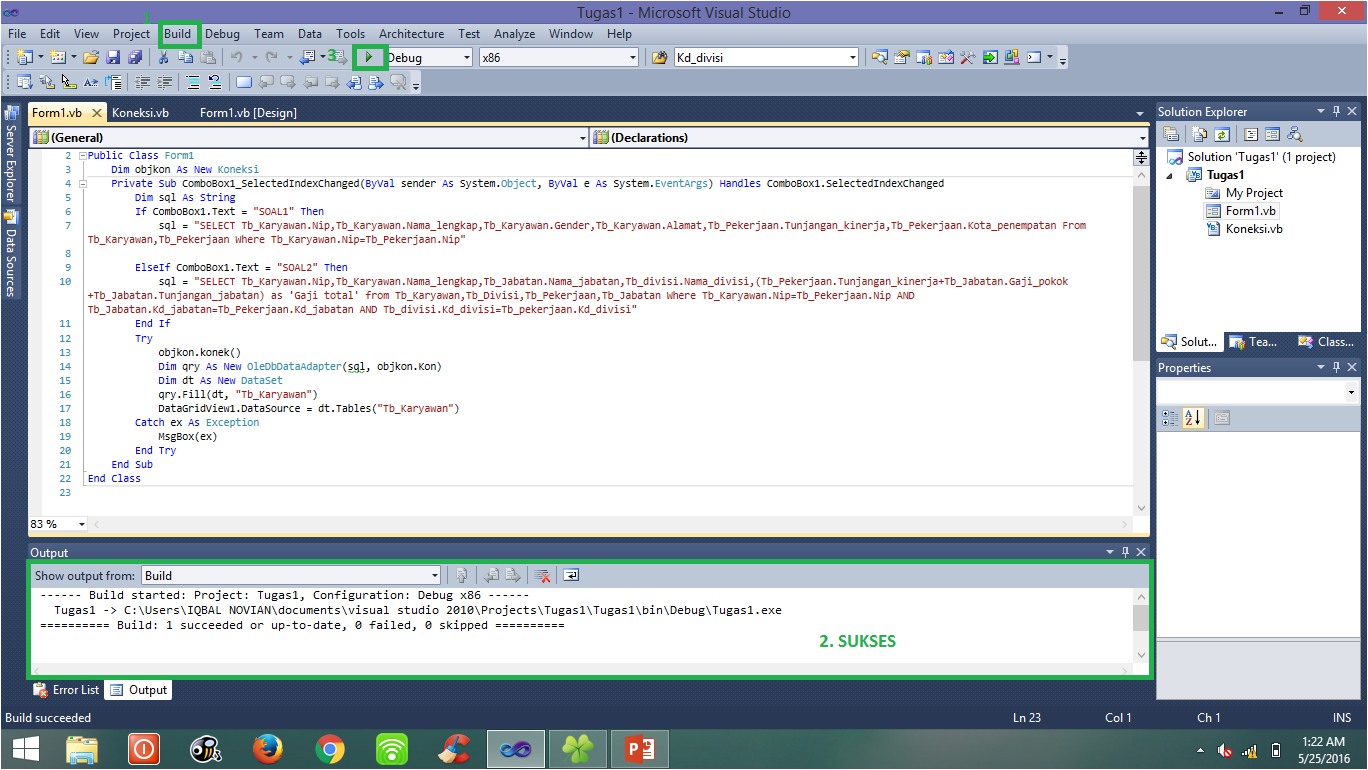 Latihan Query Menggunakan Visual Basic (VB.NET) & Koneksi Ke Database Ms. Access - Seupil Ilmu ...