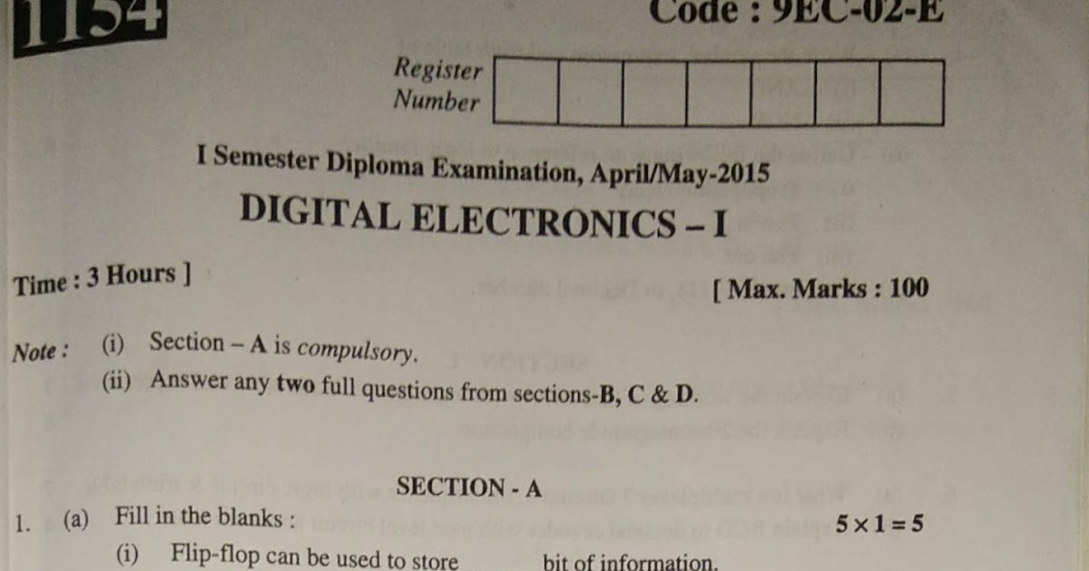 STUDENT SPOT(Diploma In Polytechnic Education -Karnataka): Download ...