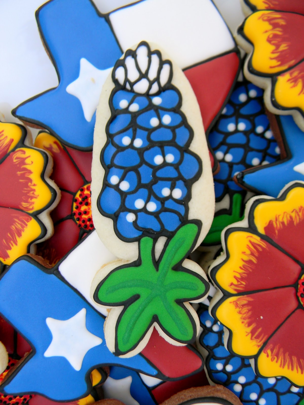 Sweet Melissa's Cookies: Texas Theme Cookies