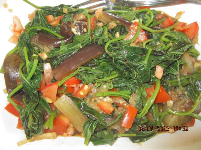 Food Trip:Talbos ng Kamote Salad