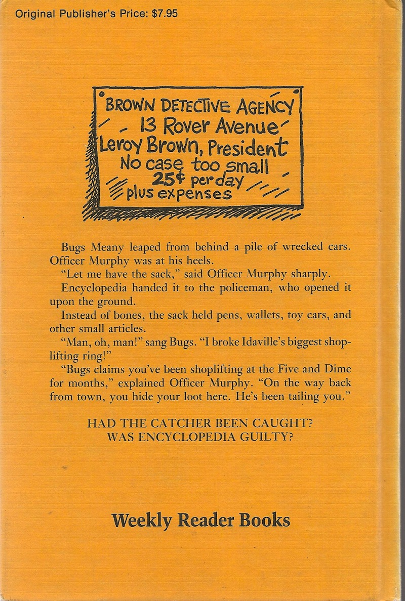 The Secret World of Hazel Catkins: Encyclopedia Brown and the Case of ...