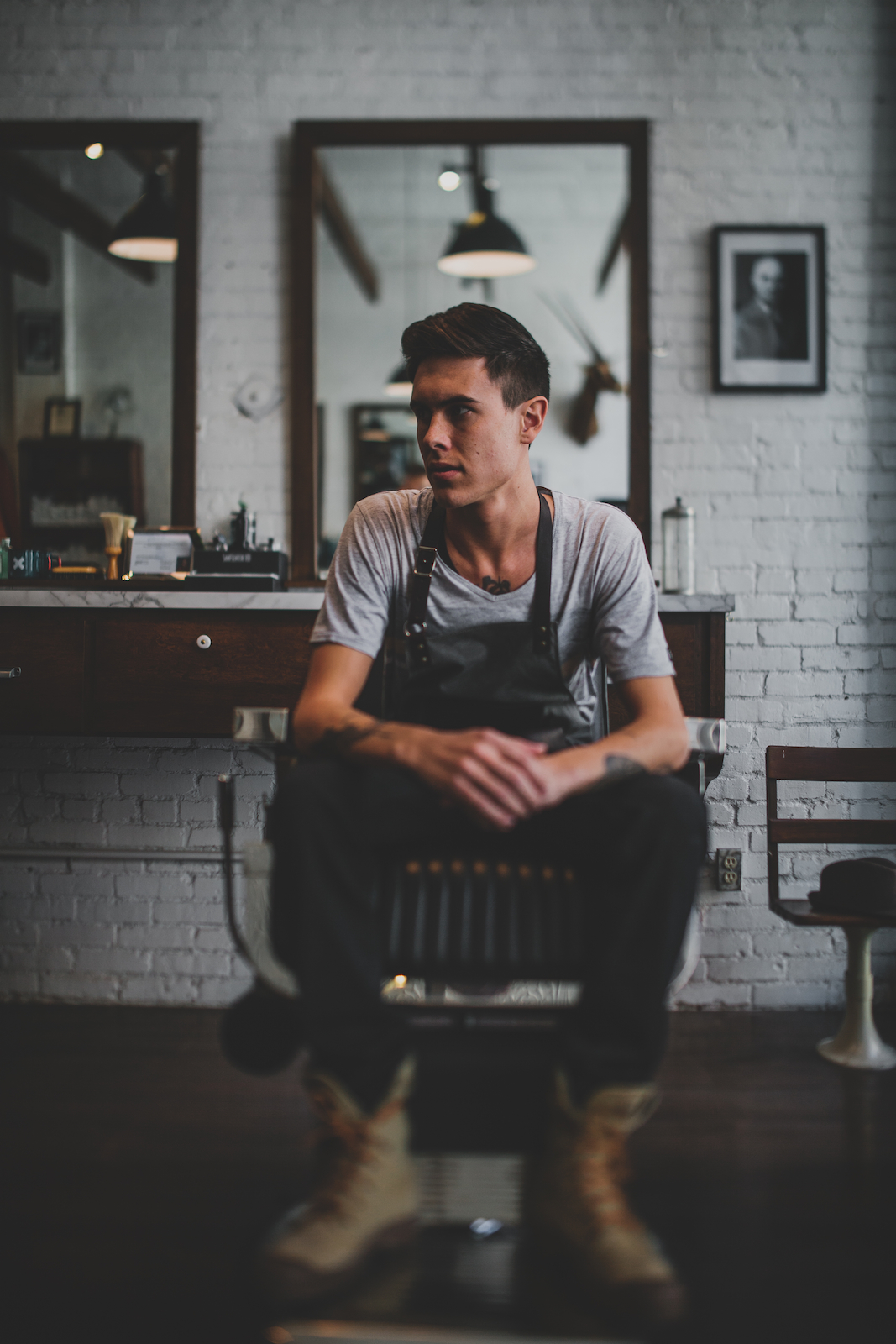 Hudson / Hawk barber shop. Photography by Nathan Stracke. | Barber shop ...