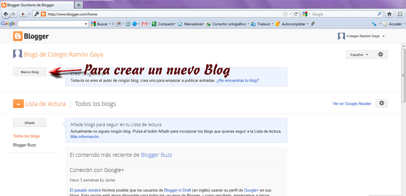 CURSO DE BLOGS: Personalizando el Blog: Crear el Blog