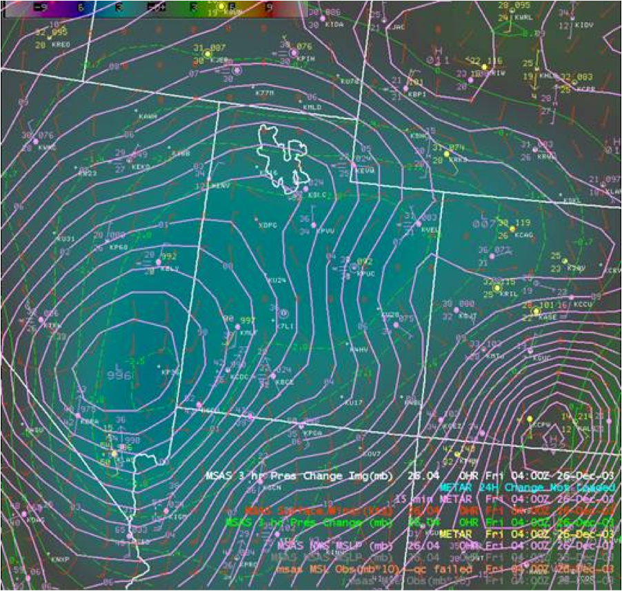 Map analysis: Isobars