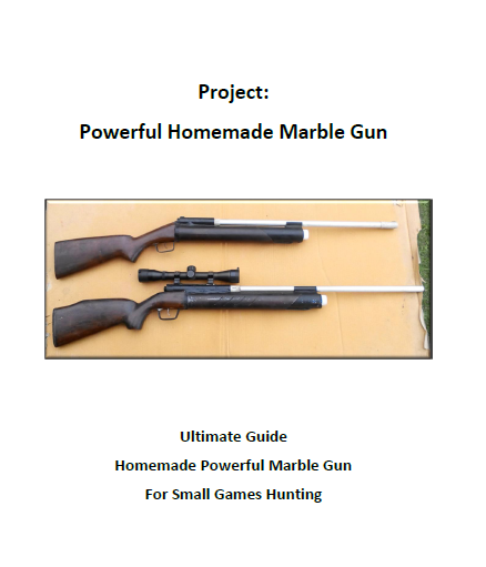 Powerful Homemade Marble Gun