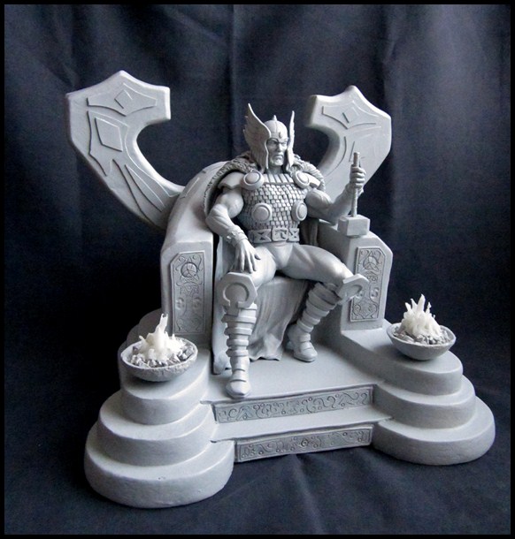 NIMAJNEB SCULPTURE: Thor Lord of Asgard