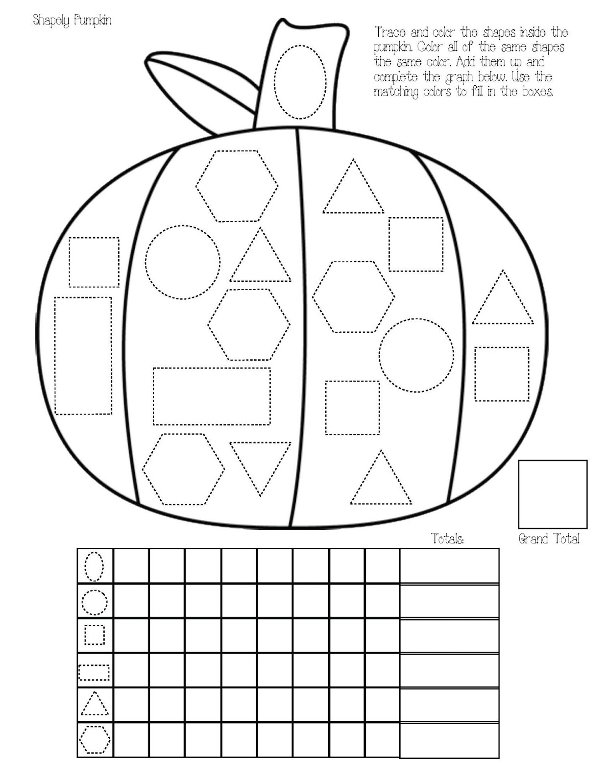 Shapely Fall-Themed Graphing Activities | Classroom Freebies | Bloglovin’
