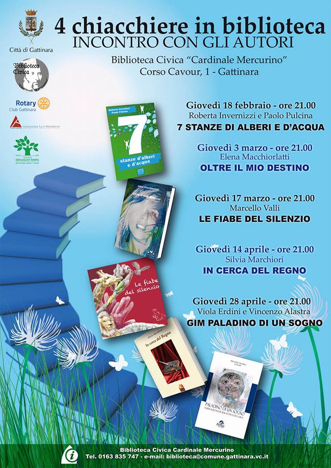 TuttoPerTutti: 4 CHIACCHIERE IN BIBLIOTECA - GATTINARA (VC)