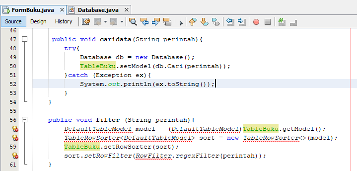 Koneksi Database Mysql Dan Crud Java Netbeans Koding Cari Dan Tampil Record Java Netbeans