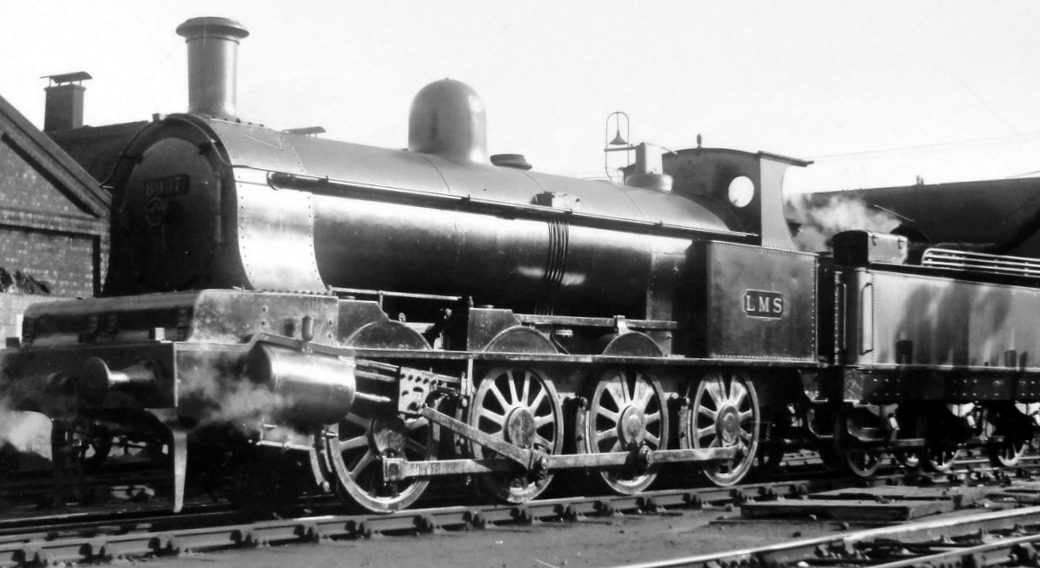 Tour Scotland: Old Photograph Steam Engine Perth Perthshire Scotland