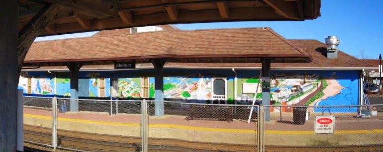 belmar arts council: Train Station Mural part 2