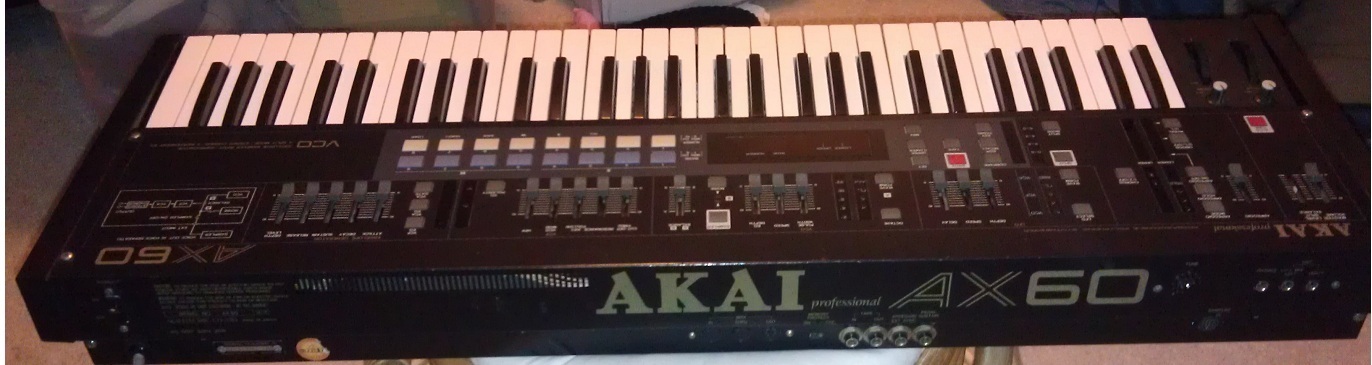 MATRIXSYNTH: AKAI AX-60 Vintage Analog Synthesizer with S612 Sampler