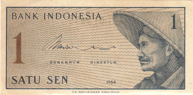 1 Sen - Tahun 1964 ~ Galeri Uang Rupiah Indonesia