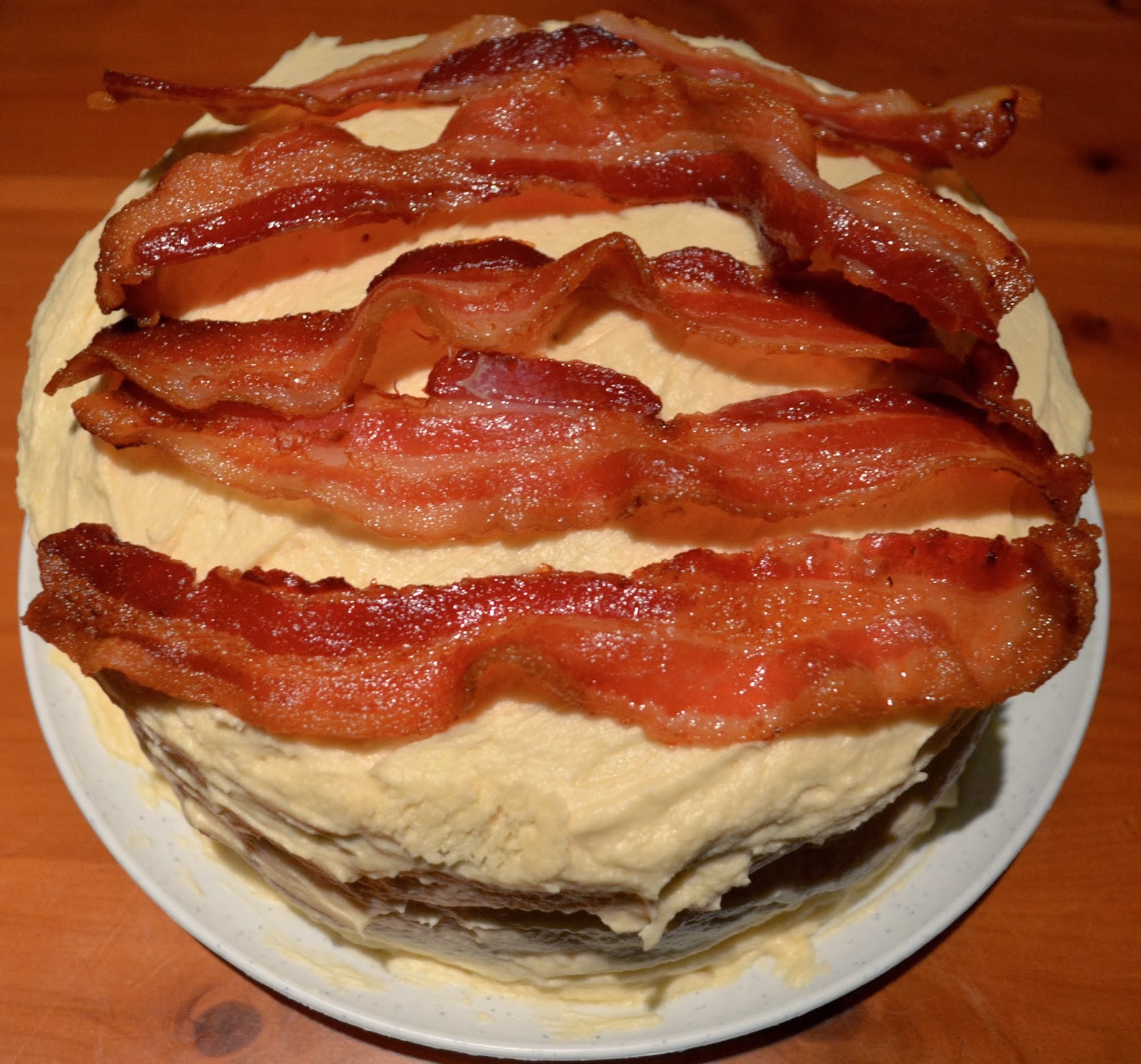 Lettuce Give Thanks : Bacon Maple Cake