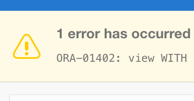 About Oracle: Using views with check option in Apex to protect your data