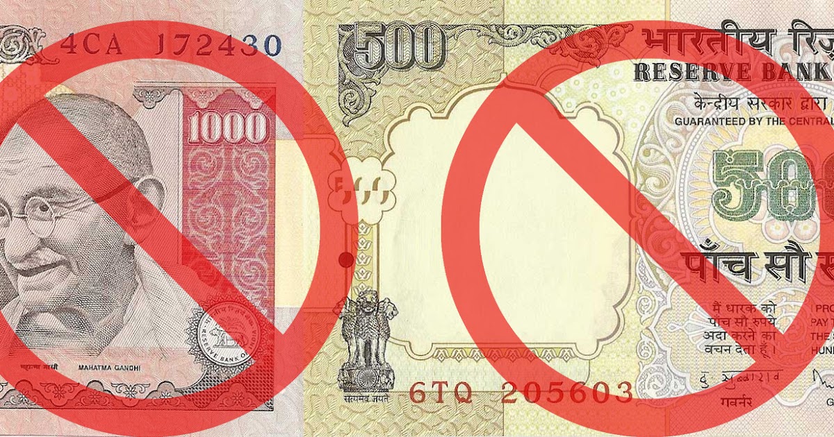 Ban on 500 and 1000 Rupee notes will suck 17.8 Trillion rupees of ...