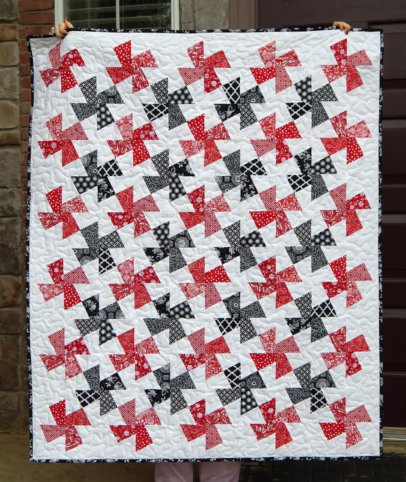 The Fleming's Nine: Scrappy Black and Red Twister