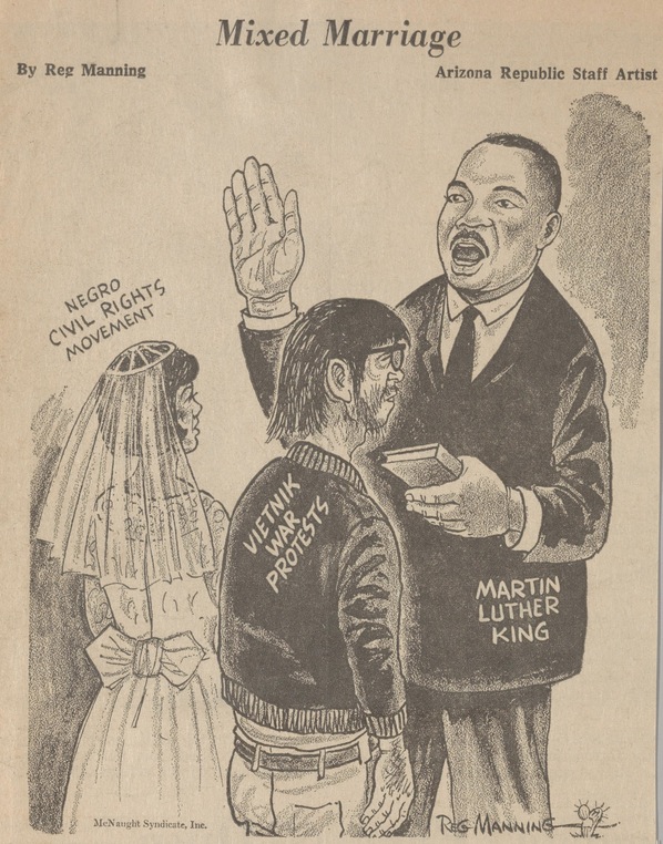 1960s Civil Rights Political Cartoons
