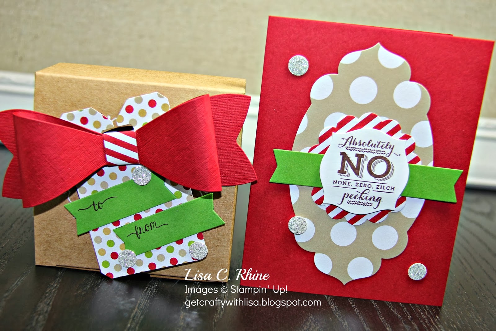 Get Crafty with Lisa: No Peeking Gift Box & Card