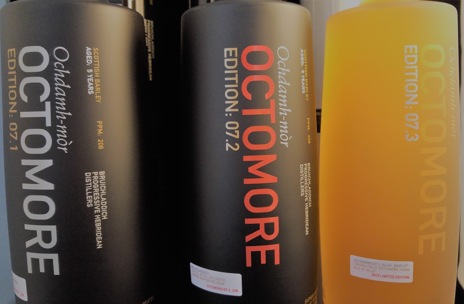 Whisky Review #48: Octomore 7.1 & 7.2 & 7.3