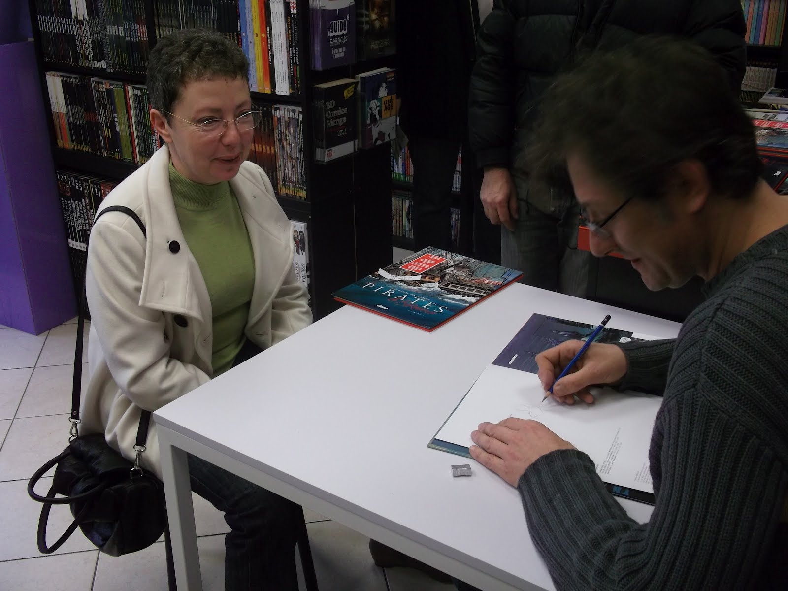 LE MONDE DE LA BD: Franck BONNET A LA LIBRAIRIE LA PIEUVRE