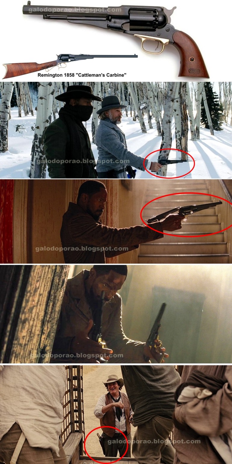 Galo do Porão: Django Livre - As Armas Usadas no Filme
