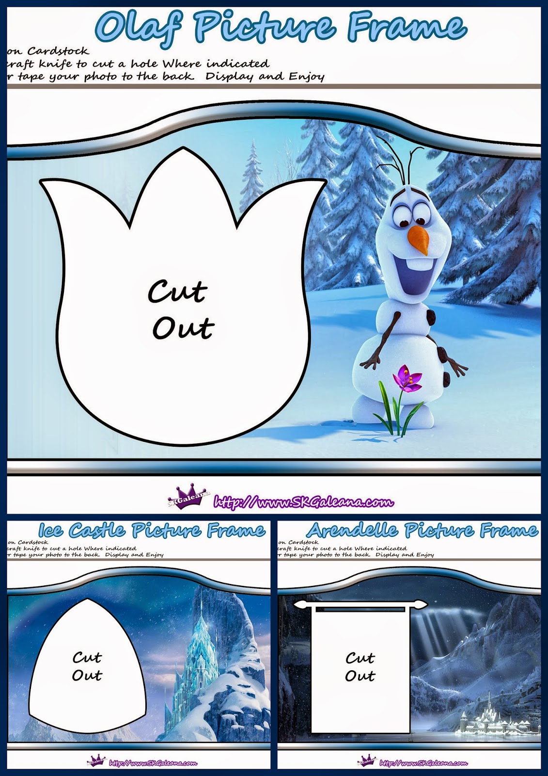 Frozen: Free Photo Frames. - Oh My Fiesta! in english