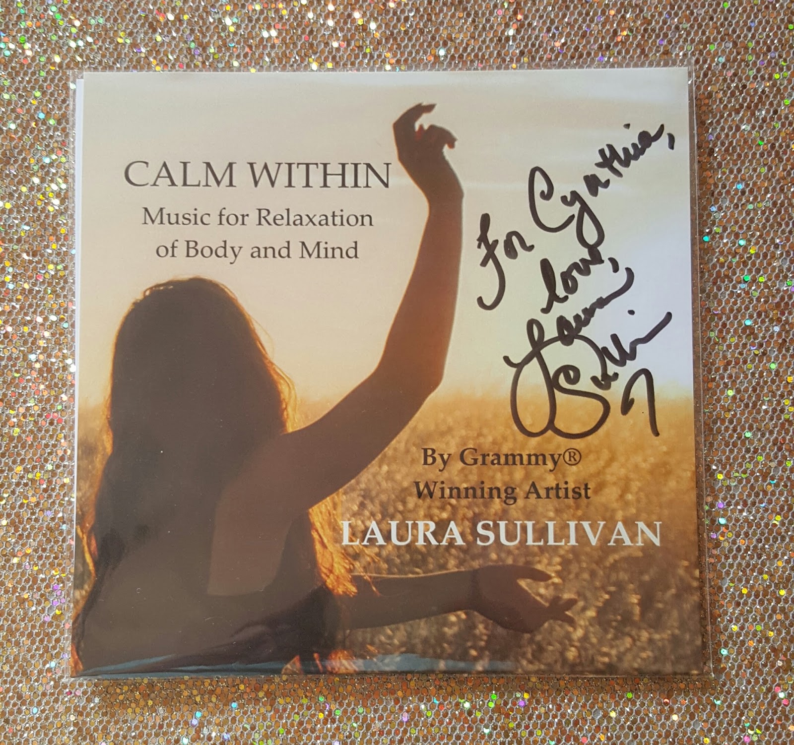 GRAMMY WINNING ARTIST LAURA SULLIVAN SIGNED COPY CD 2 WINNERS BLOGGER ...