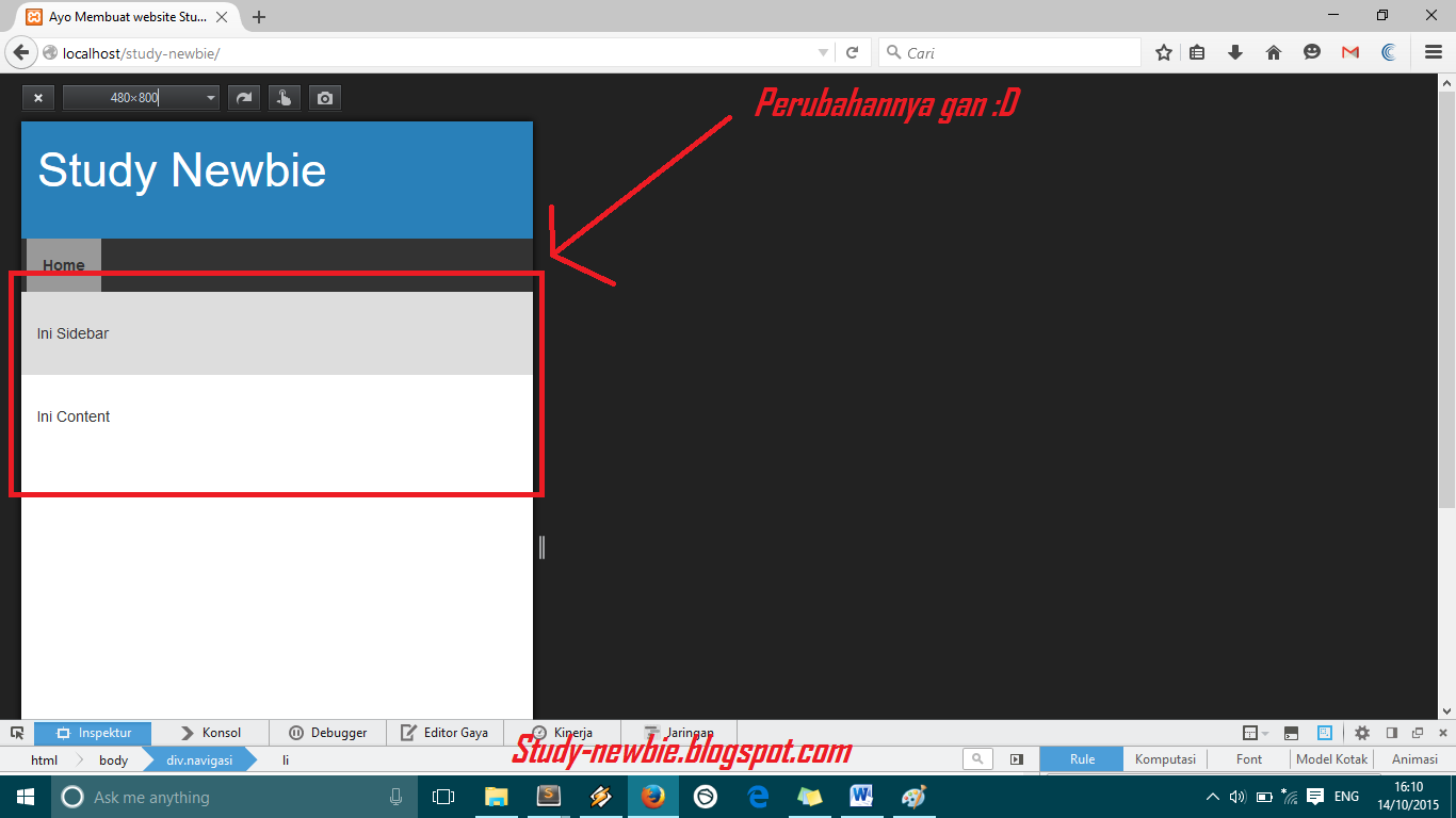 Belajar Web - Membuat Website Responsive CSS - Pemula Belajar