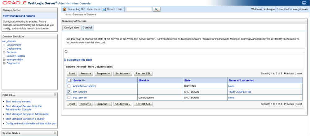 Oracle Stack: Configuring and Starting Node Manager