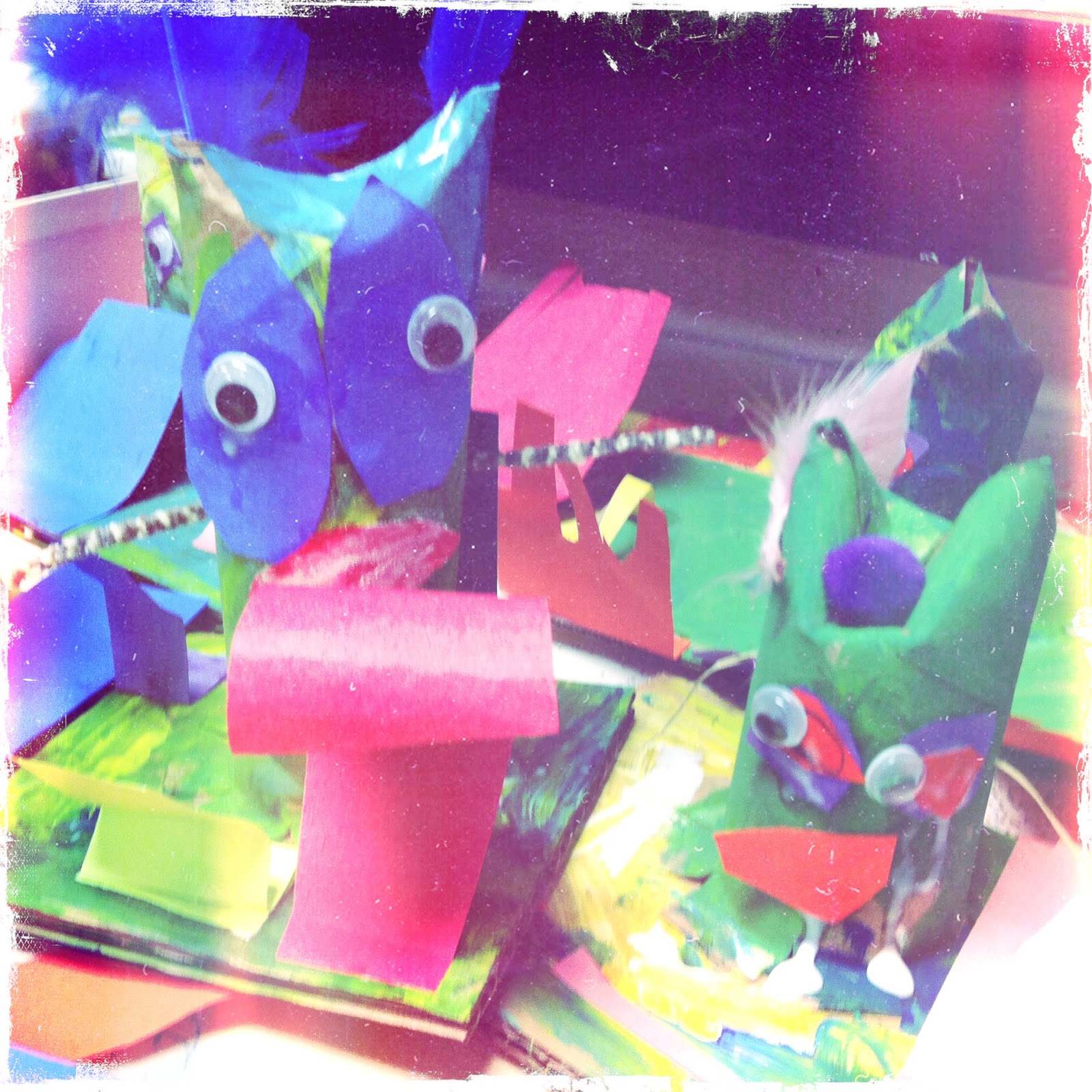 ChumleyScobey Art Room: Kindergarten Monsters....