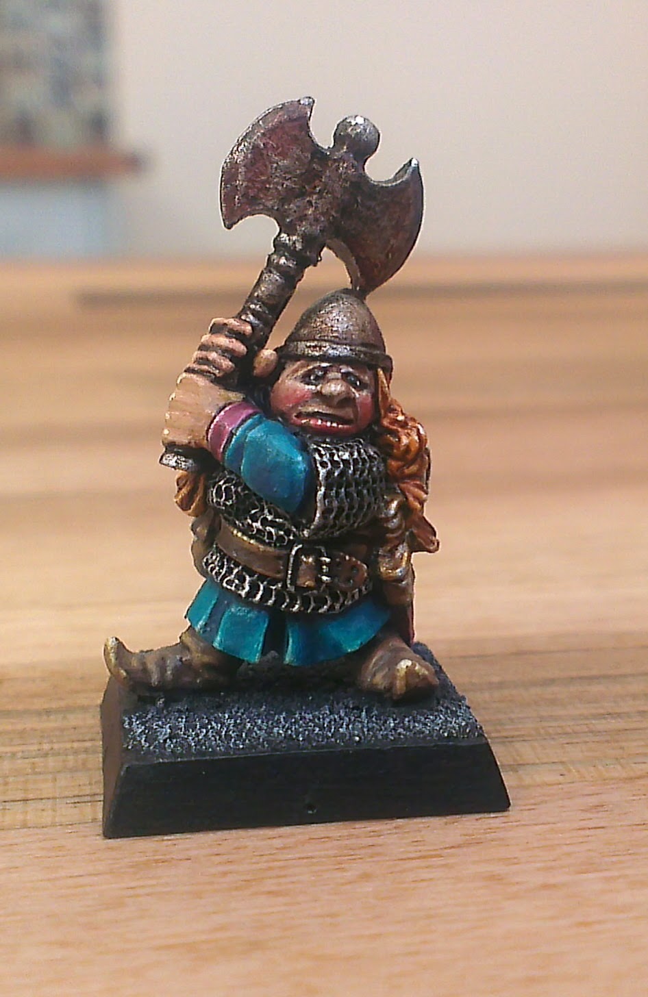 Miniature Monstrosities: Oldhammer/Citadel Female Dwarf Fighter/Adventurer
