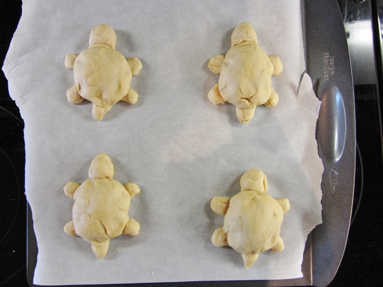 Peanut Butter Turtle Rolls | Once Upon a Cutting Board