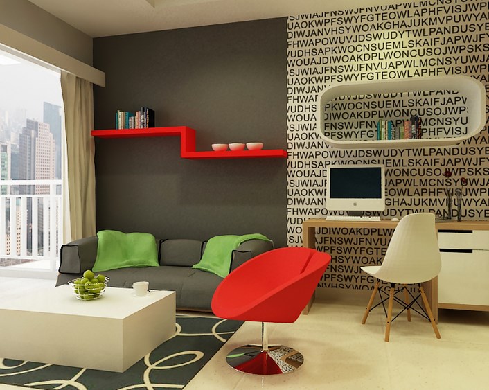Desain Apartemen Tipe Studio Yang Elegan