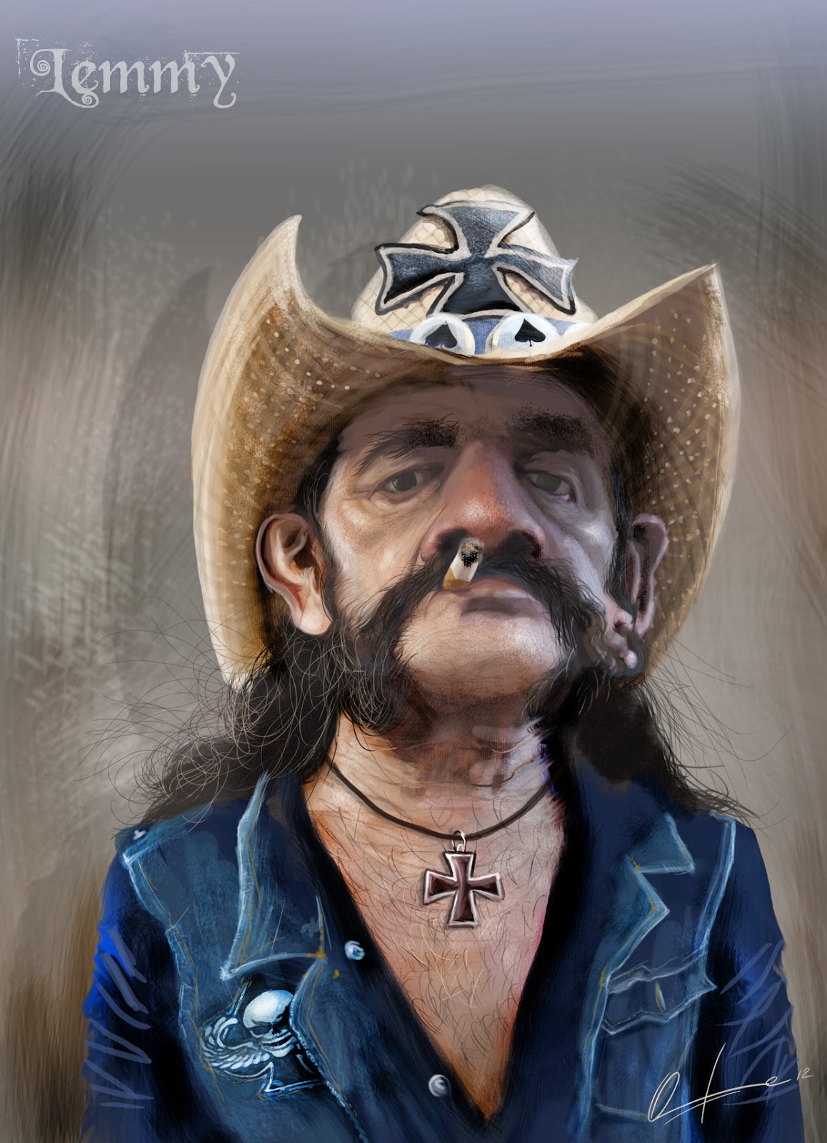 Onofre Caricaturas: Lemmy Kilmister