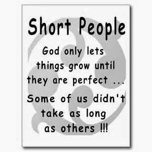 Dizzy's Wanderings & Wonderings: Wondering About Really Short People.
