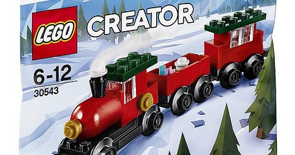 AnJ's Brick Blog: Lego Creator Christmas Train (30543) Polybag Images Revealed!