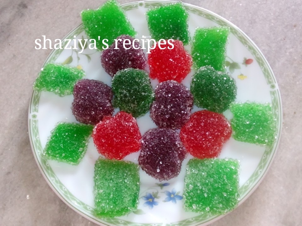 shaziya'srecipes: HOMEMADE GUMMY CANDY/JUJUBES CANDY RECIPE