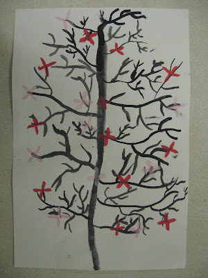 Miss Young's Art Room: 3rd Grade Cherry Blossom Trees