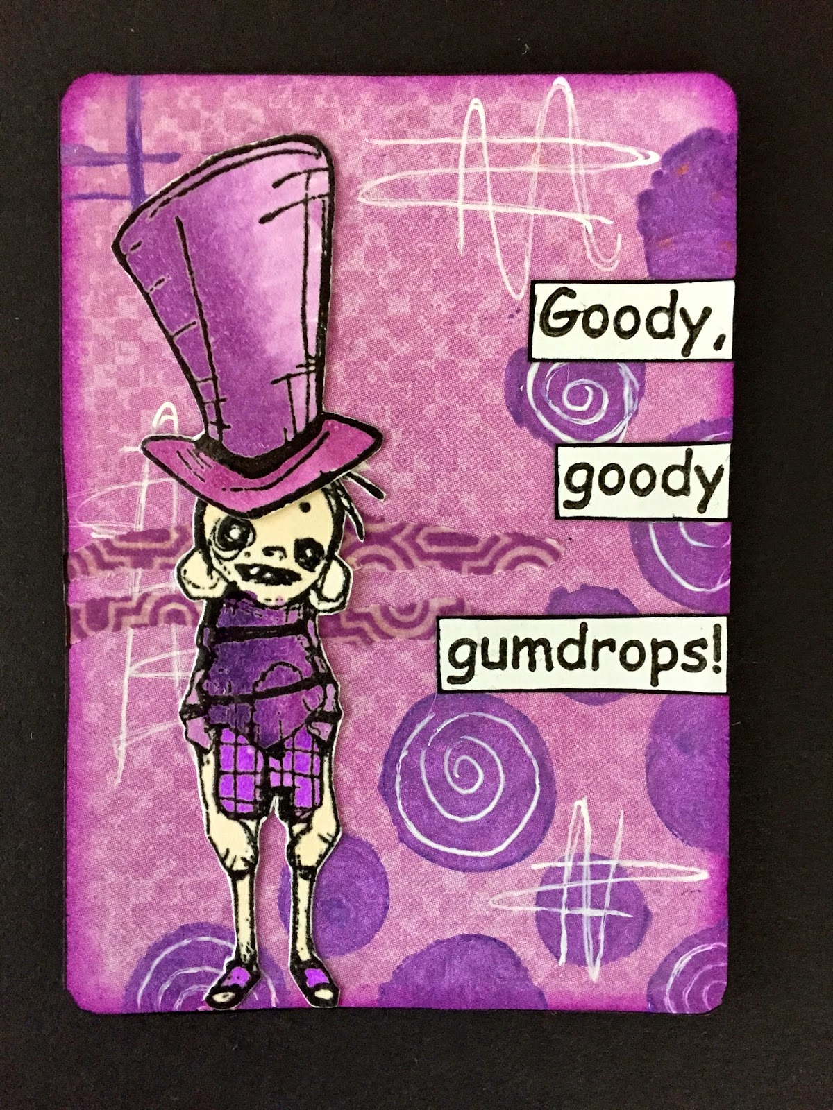 Claudine's Art Corner: Altered Playing Card Challenge Week 26