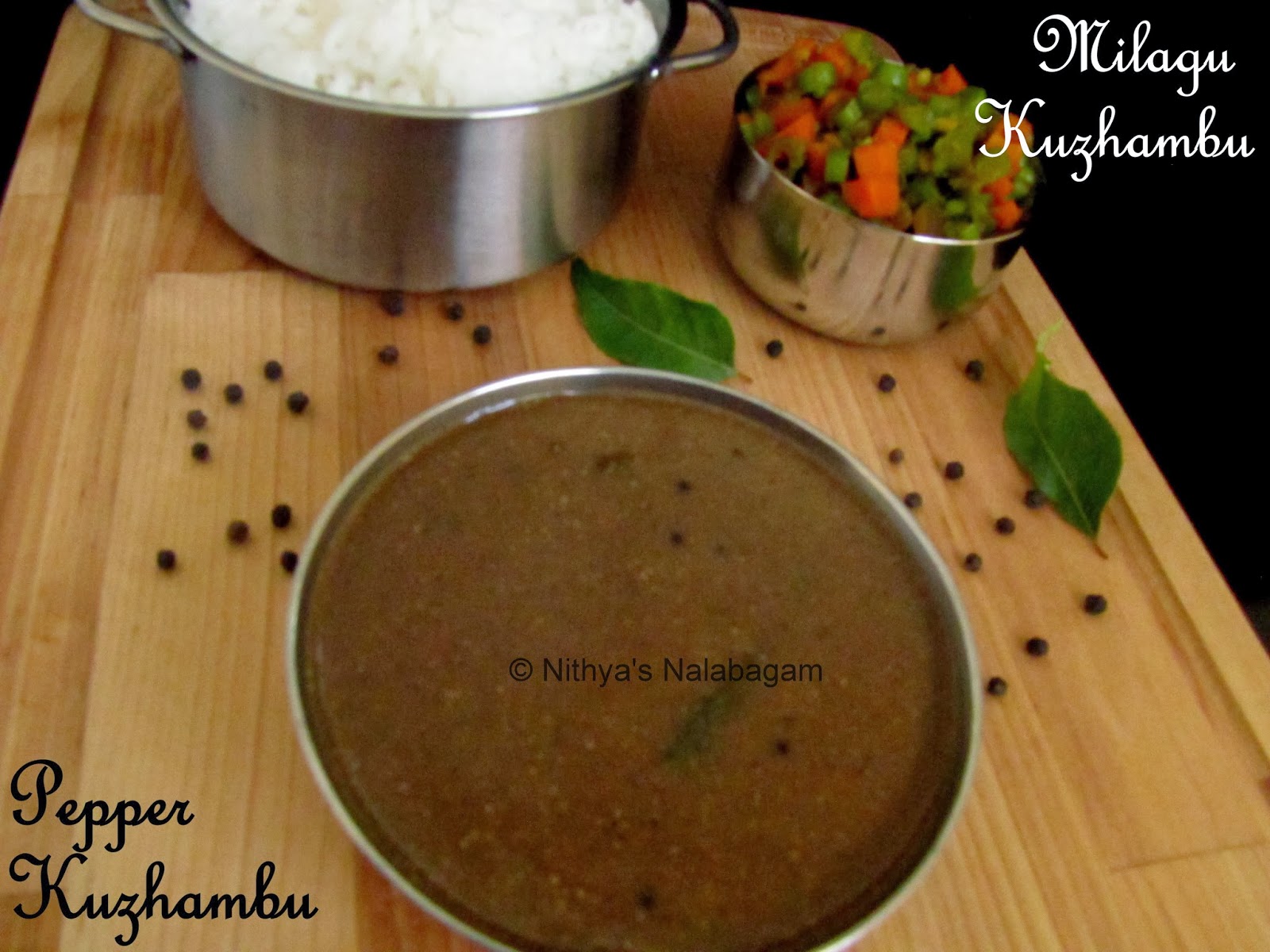Milagu Kuzhambu | Pepper Kuzhambu |Nithya's Nalabagam