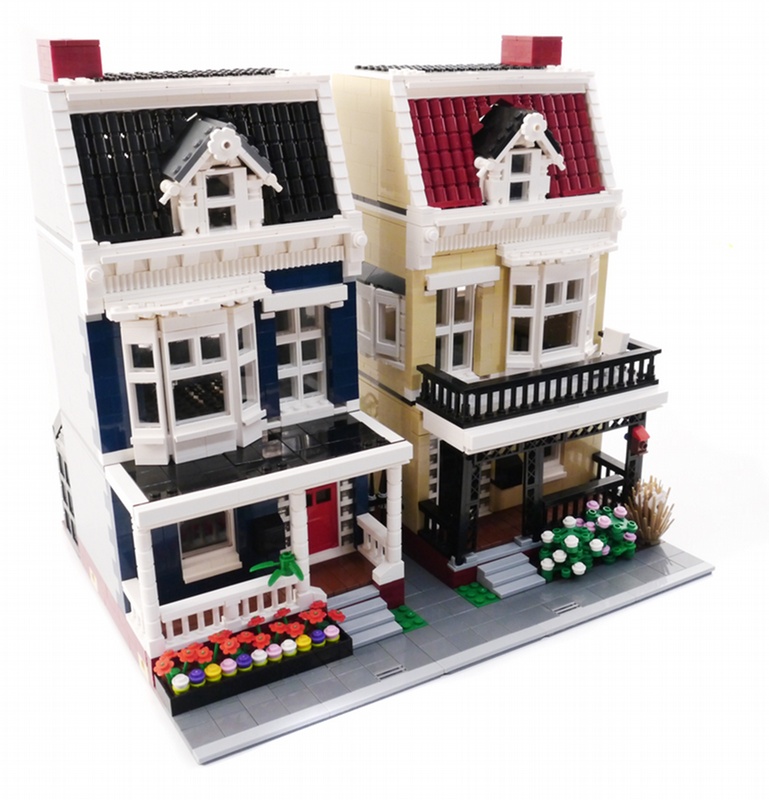 Lego Asia: Lego City Residential Modular Houses MOC by Brian