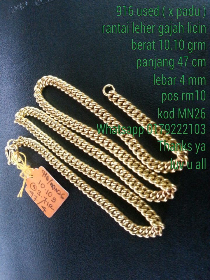 Emas916 Intan Berlian Sri Ayu: Koleksi Rantai leher