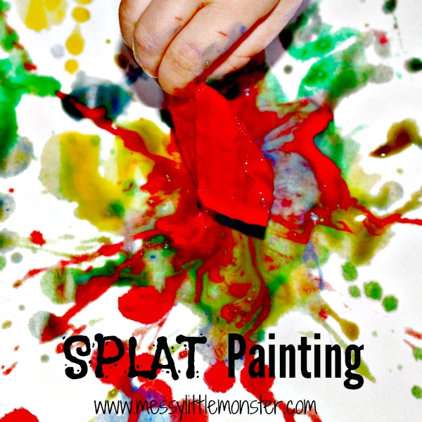 Splat Painting - Messy Little Monster