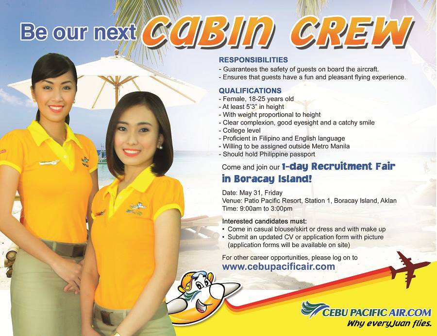 Cebu Pacific Job Fair at Boracay Island | MakiSALE