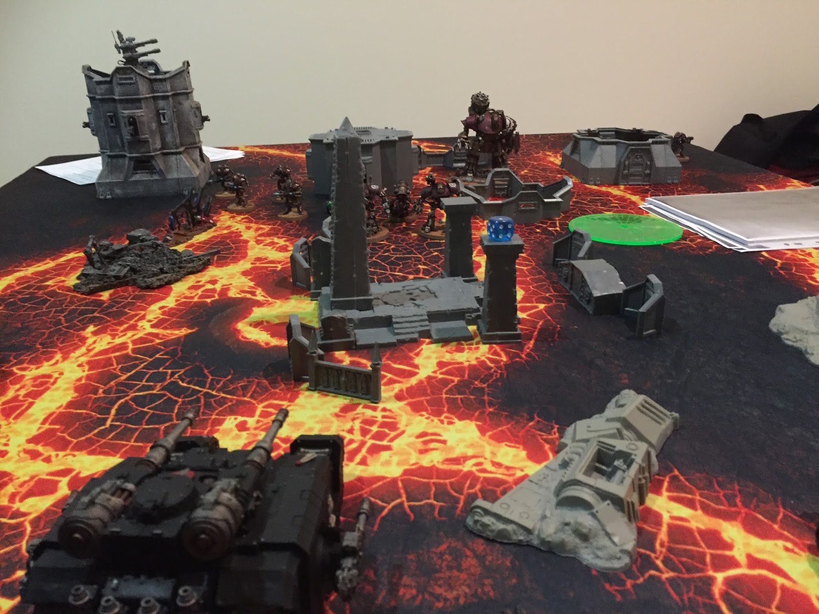 Zombiebees Hobby Hive: New Lava Mat, Dark Angels 30k and fully painted ...