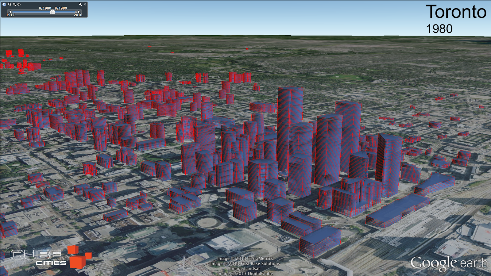 Cube Cities Blog: Toronto Growth Animation (1834-2013)